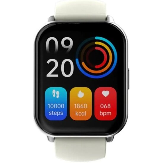 Смарт-часы HiFuture Zone2, AMOLED дисплей, 7 дней работы, с Bluetooth, серебристые