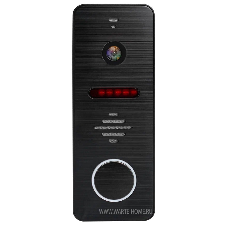 Вызывная панель WARTE-DP-03 MHD Черная, 120 градусов, антивандальная, с ИК-подсветкой