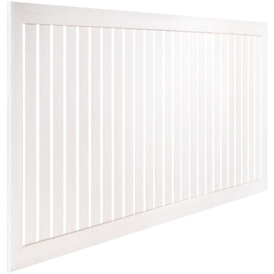 Экран для радиатора ТМ Стильный Дом реечный 120х60см, Ясень белый