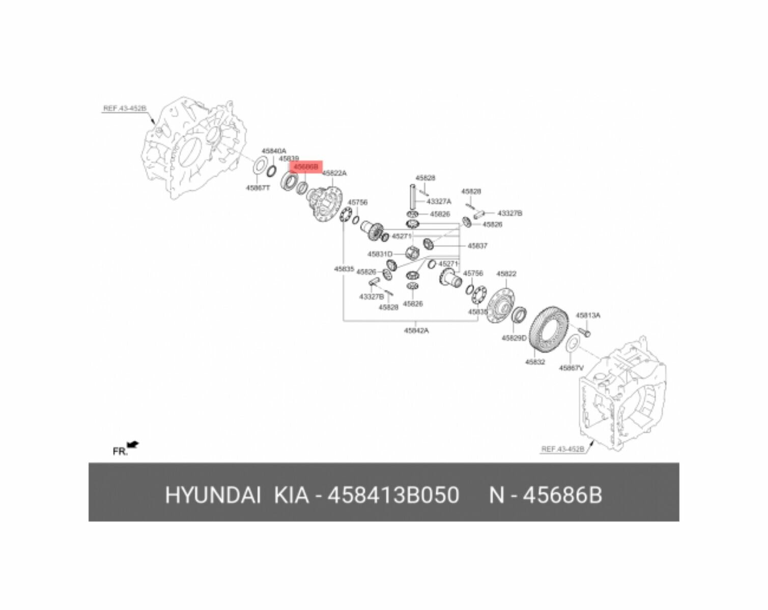 Подшипник Роликовый Игольчатый D=35[Org](Hyundai/Kia 458413B050)