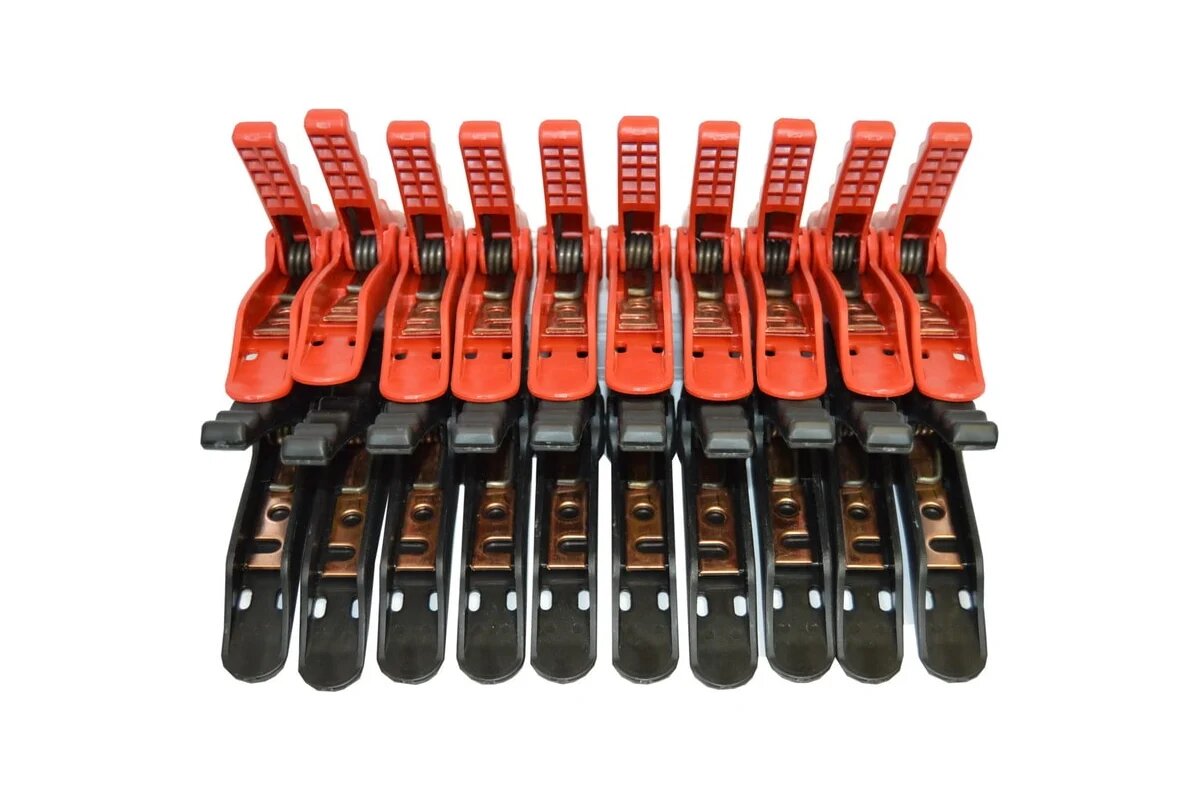 Т-23 (комплект из 20-ти зажимов крокодил 10 красных и 10 черных