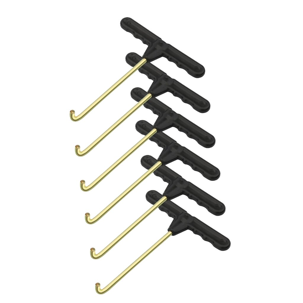 6 шт. универсальных анкеров для пружин батутов, крюки из высокопрочной углеродистой стали