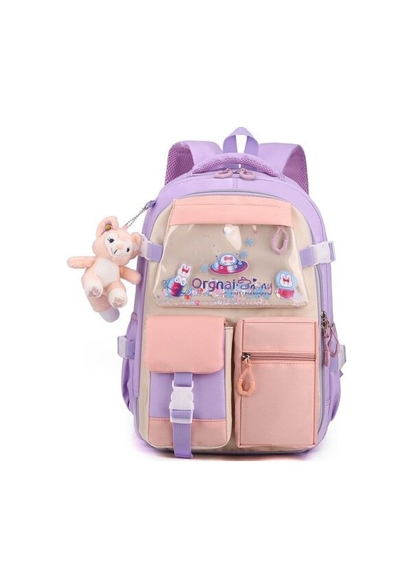 Новый рюкзак с рисунком из мультфильма «Холодильник» для девочек-учениц начальной школы 3–6-х классов, детский рюкзак 3–6-х классов Y7wız5, фиолетовый