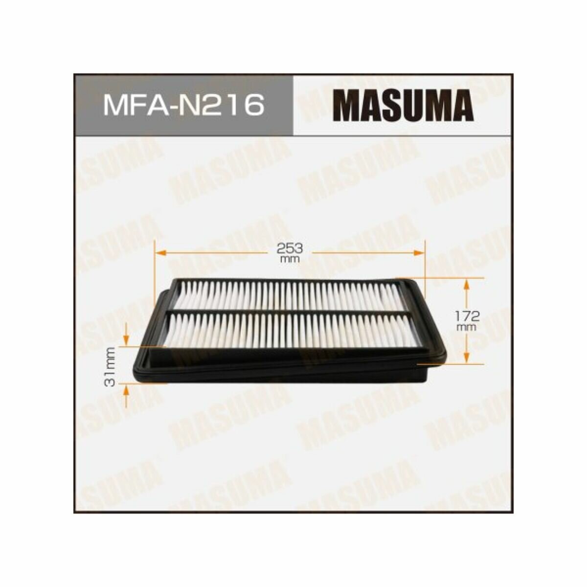 Фильтр Воздушный Nissan X-Trail T32, Qashqai Ii 2013 -(Masuma Mfa-N216)