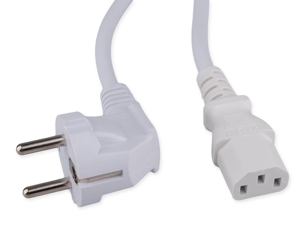 Кабель питания Schuko - C13, 2м, Cablexpert (PC-186W-1-2M)