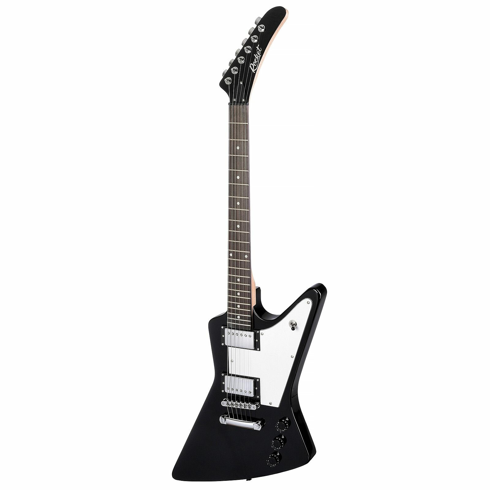 ROCKET E-4 BK - Электрогитара, тип Explorer, цвет черный