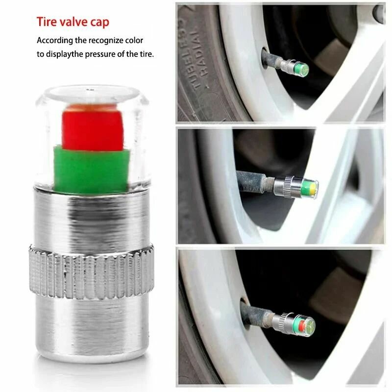 Монитор давления в шинах автомобиля, колпачок клапана, датчик, индикатор, оповещение, инструмент для проверки давления в шинах, внешнее Обнаружение клапана