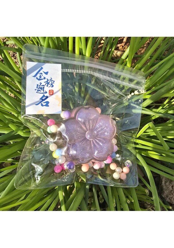 Кристаллический османтус, чешский, креативный, милый, силиконовый, декомпрессионный, забавный, игривый, розовый, 1 шт.