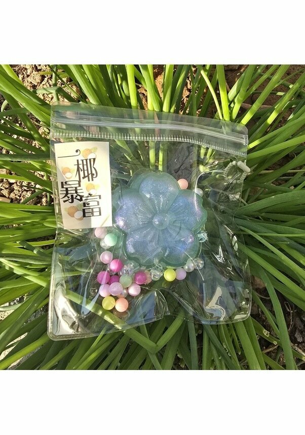 Кристаллический османтус, чешский, креативный, милый, силиконовый, декомпрессионный, забавный, игривый, зеленый, 1 шт.