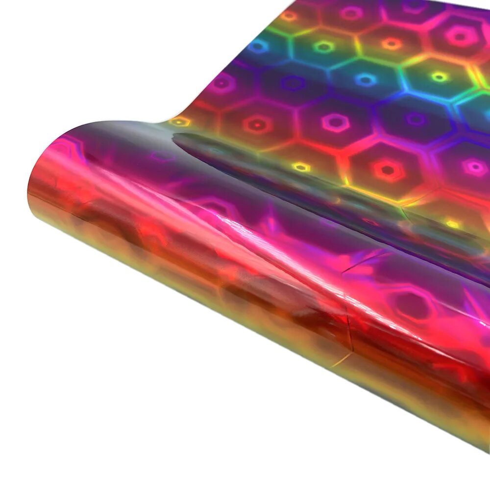 Голографическая радужная виниловая пленка Findohope 12x10 дюймов Colorful Rainbow