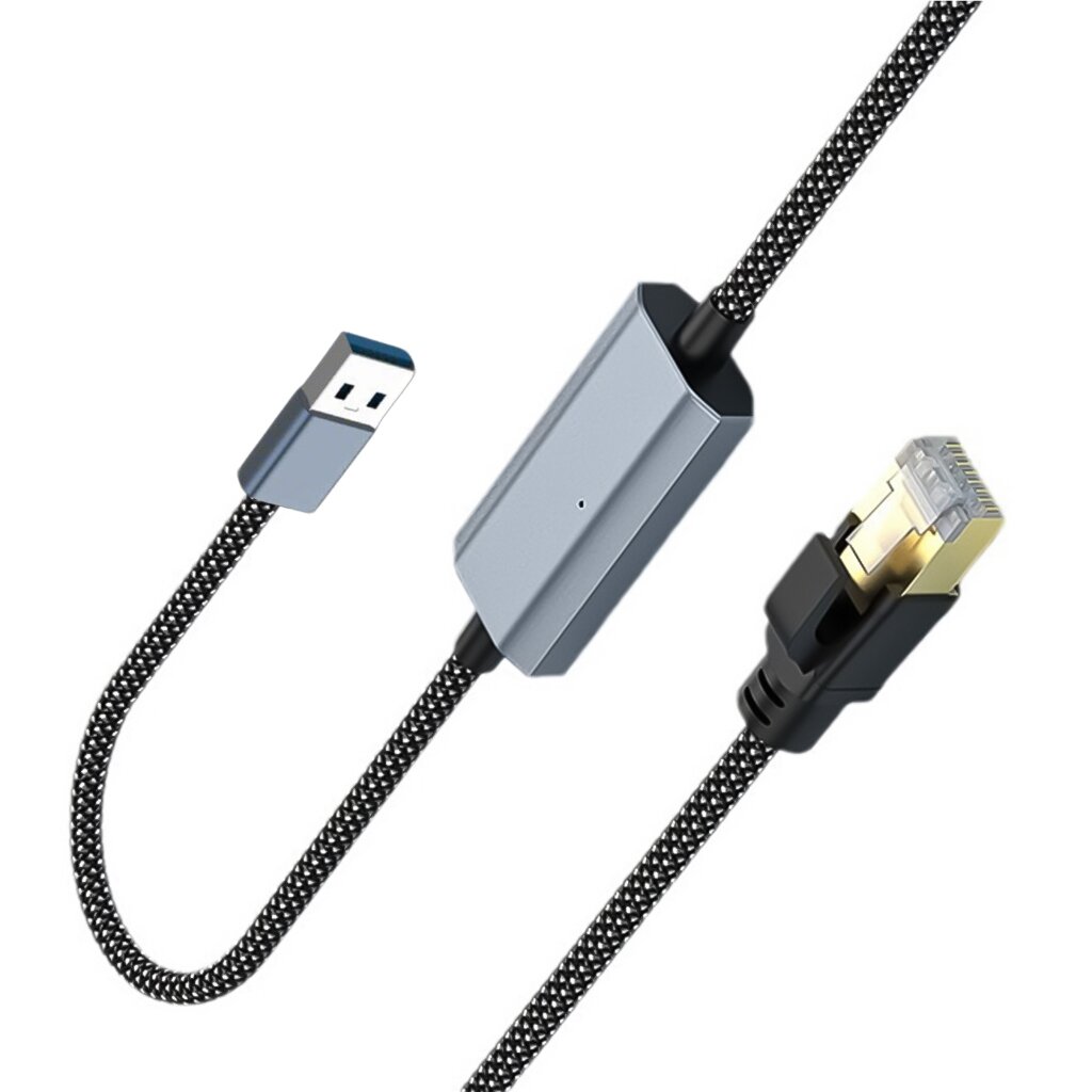 Гигабитный сетевой кабель с интерфейсом USB3.0 к RJ45-2 метра