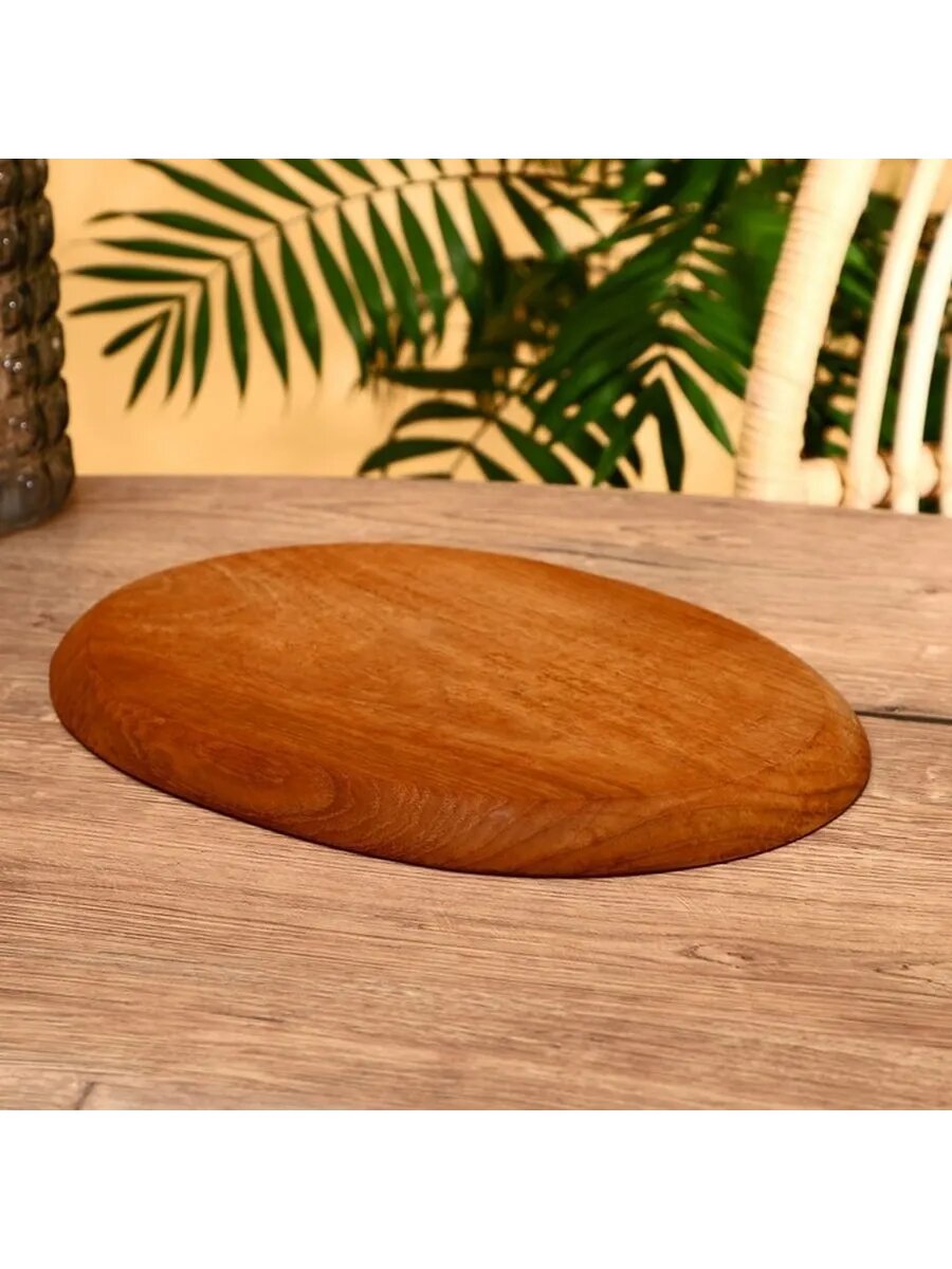 Стильное деревянное блюдо для подачи