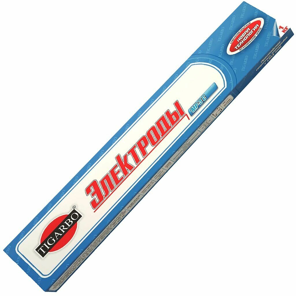 Электроды сварочные Tigarbo 3 мм, 1 кг, рутиловое покрытие, металлический сплав