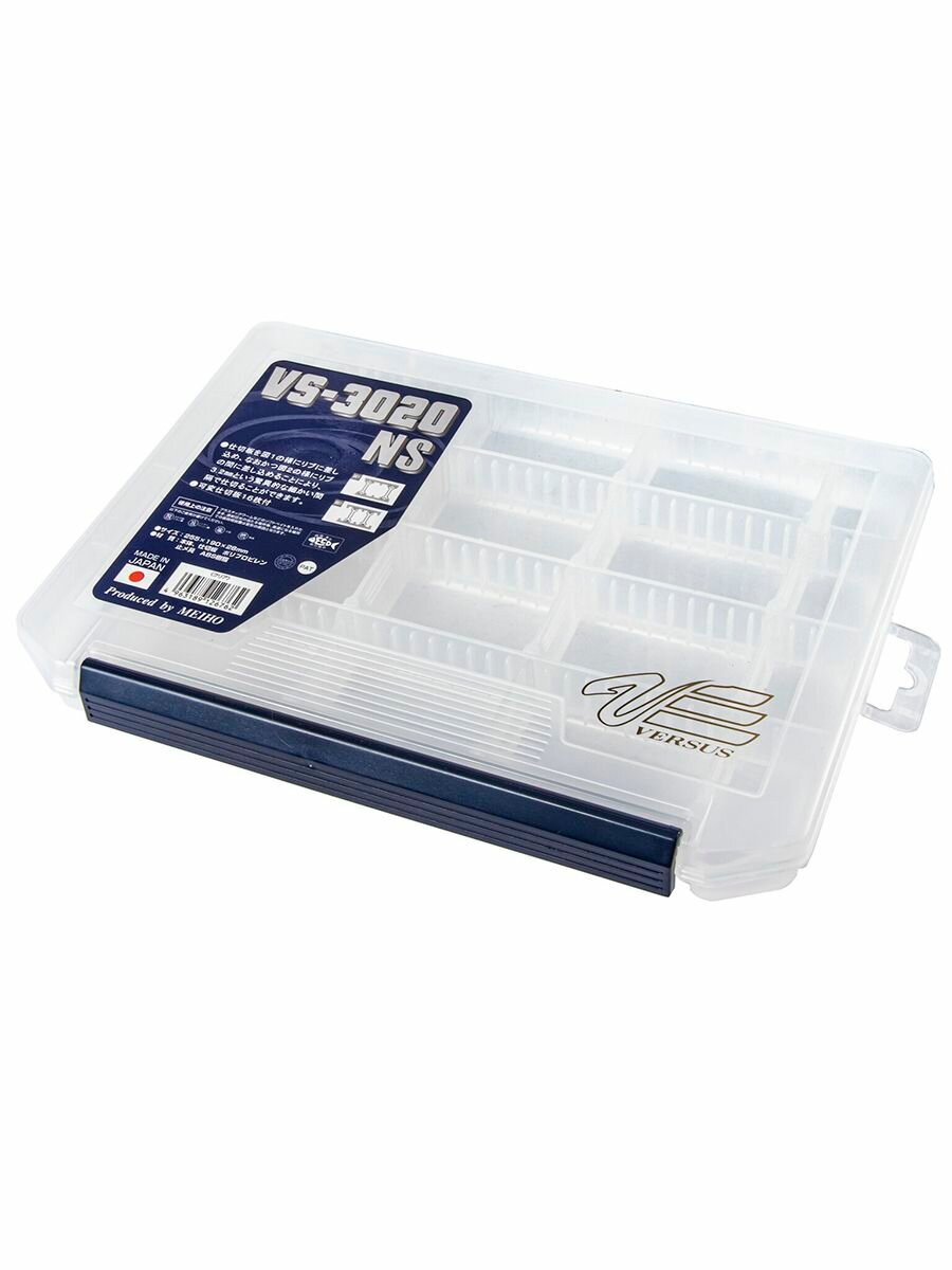 Коробка рыболовная Meiho Versus VS-3020NS Clear 255x190x28