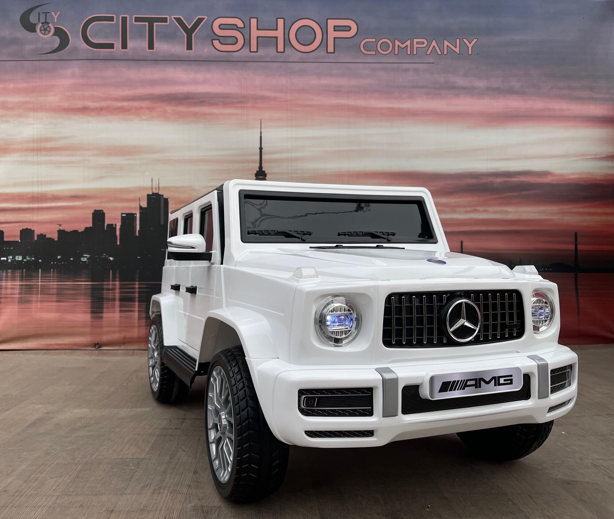 Детский электромобиль "Mercedes-Benz", гелик, чёрный, полноприводный 4 WD с пультом управления