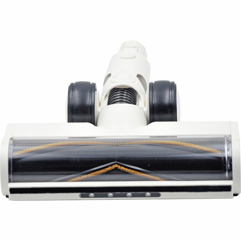 Турбощетка Dreame V12 T20 T30 V11 R10 R20 R30. белое c LED подсветкой, щетка Xiaomi универсальная для ковров и ламината, паркета, плитки. Прорезиненные колеса, V-образная щетина, широкие контакты.