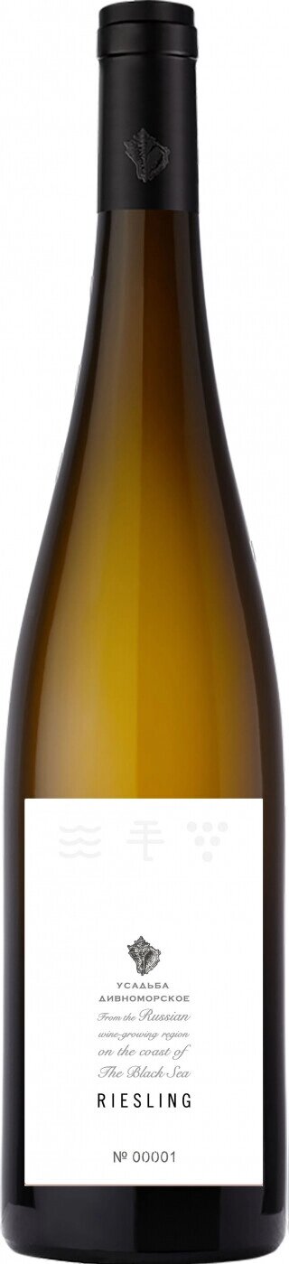 Вино "Усадьба Дивноморское" Рислинг, 2023
