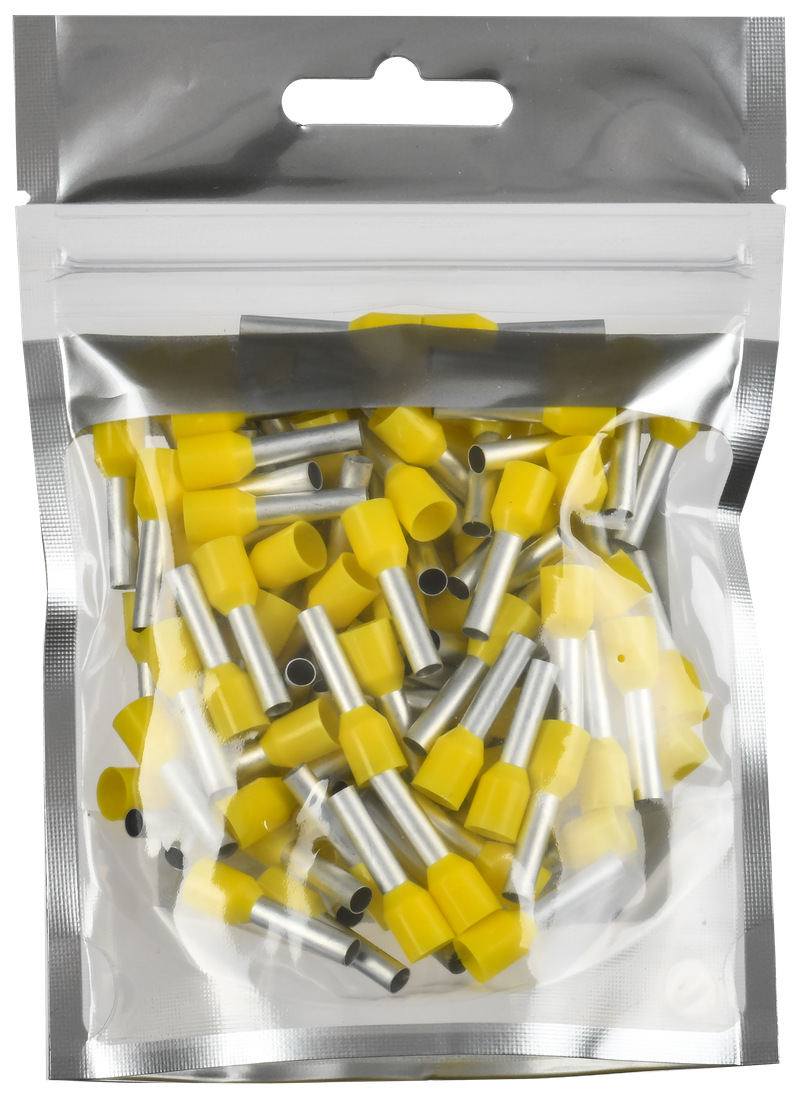 Кабельный наконечник IEK / ИЭК НШВИ 6-14 6мм2 желтый, UGN11-006-014-100, в упаковке 100шт.