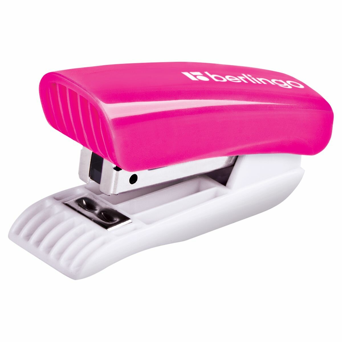 8 шт. Мини-степлер №10 Berlingo "Blitz" до 10л, пластиковый корпус, розовый