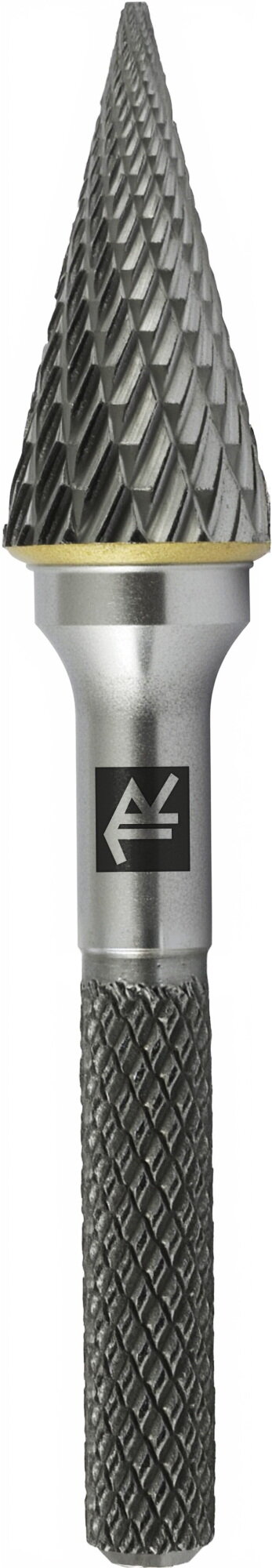 Борфреза твердосплавная коническая, тип M, 6 мм Thorvik TRRBM06180663-2, 57037, двойная насечка
