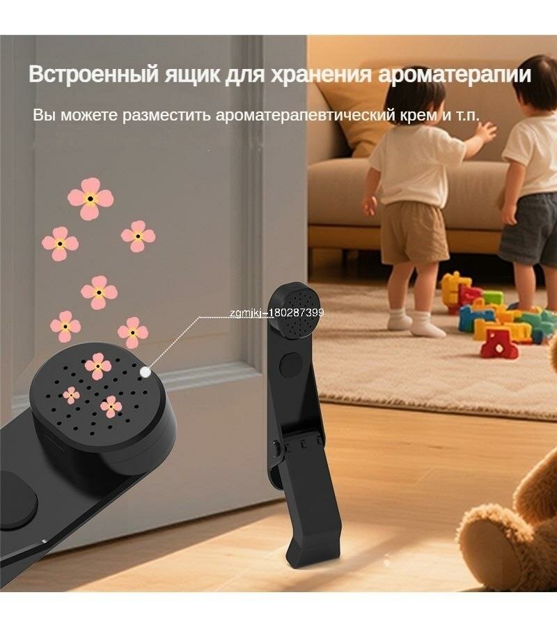 Монтаж бесшумного складного дверного упора без перфорации / Нижний стопор двери