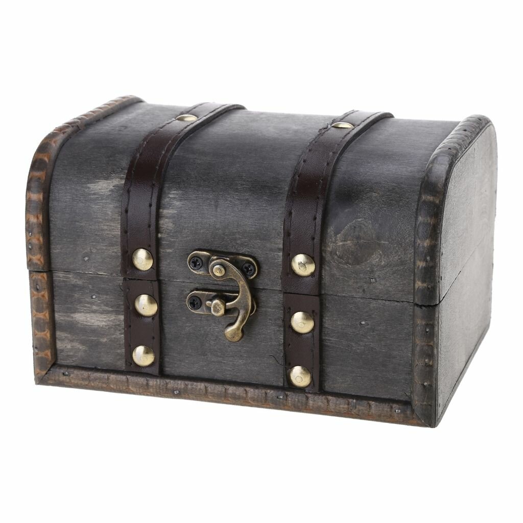 Большая деревянная шкатулка для ювелирных изделий женщин, Деревянный винтажный Органайзер хранения, 3 стиля, 2 цвета, Подарок