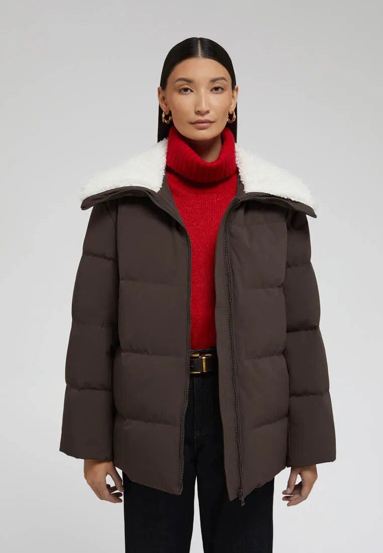 Пуховик с натуральным пухом