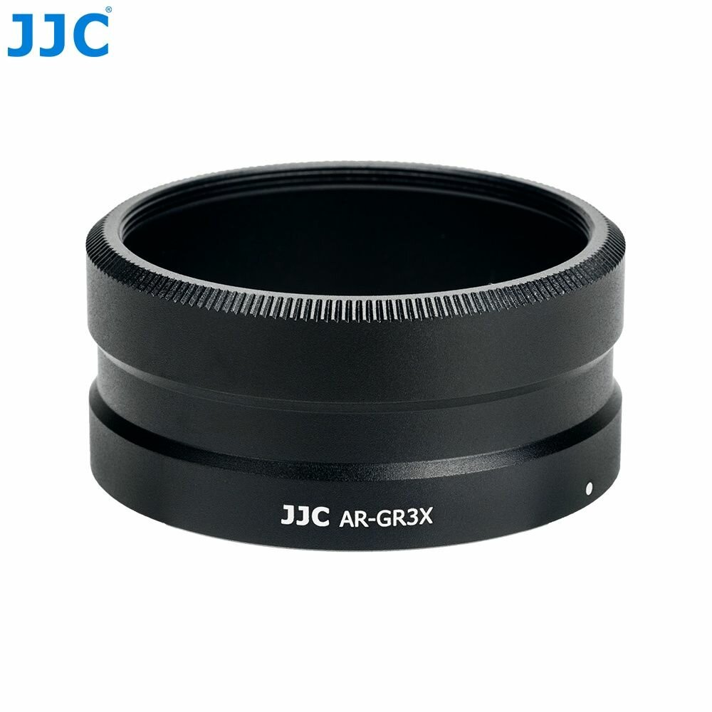 JJC GA-2 Адаптер объектива для камеры Ricoh GR3x GRIIIx, Присоединение объектива Ricoh GT-2 Tele Conversion и использование 49 мм UV фильтров
