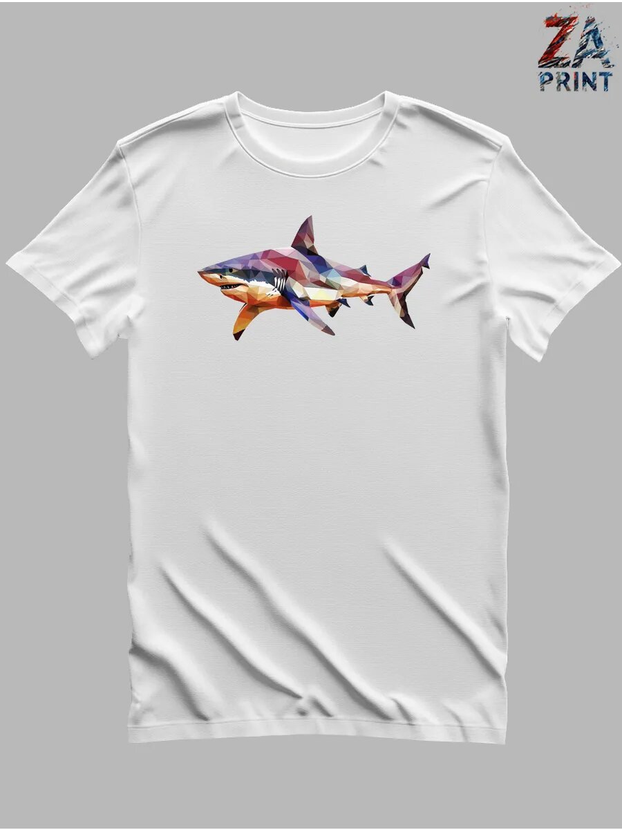 Футболка красивая акула