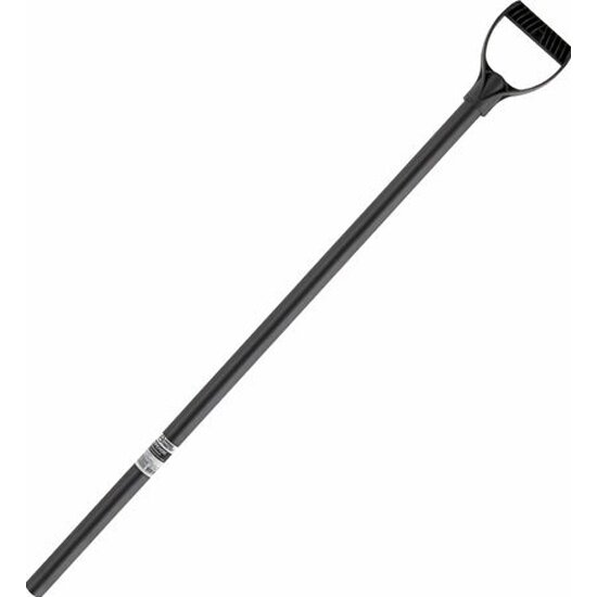 Черенок алюминиевый для снеговых лопат Грандмастер диаметр 32 мм, общая длина 115 см с V-образной ручкой, труба 100 см