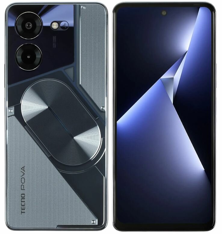 6,8" Смартфон Tecno POVA 5 Pro 5G 8/128 ГБ (4894947006470) 2023, серебристый