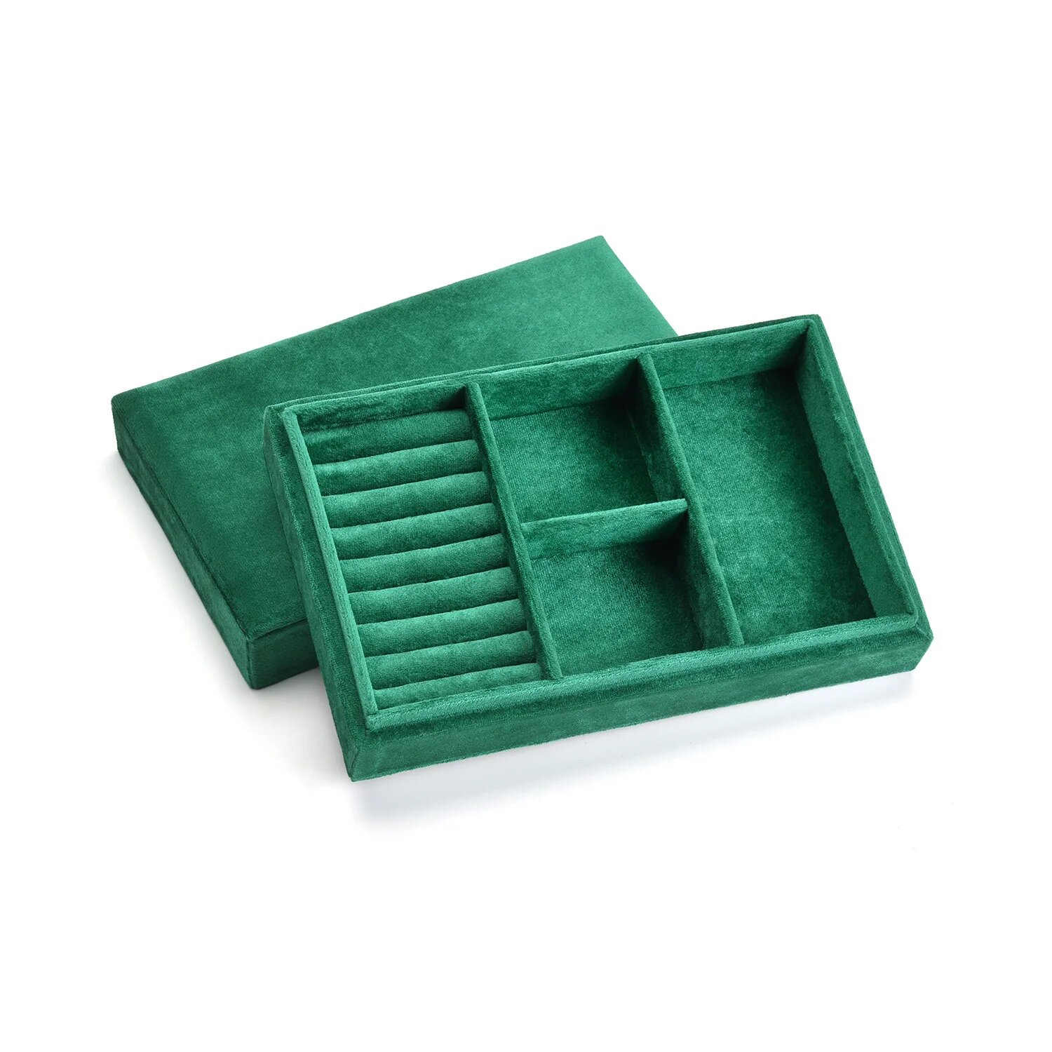 Бархатная шкатулка для украшений Baby.Xin Изумрудный, G116