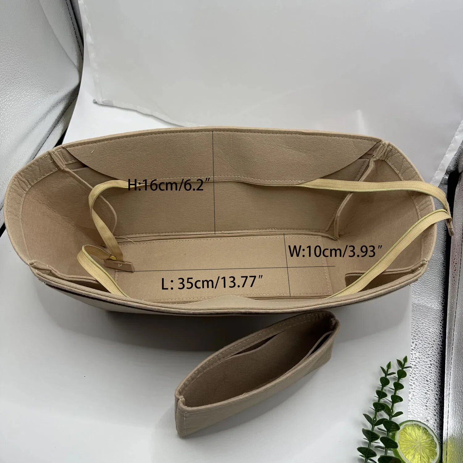 Organizer for Polene Cyme Tote With Zipper