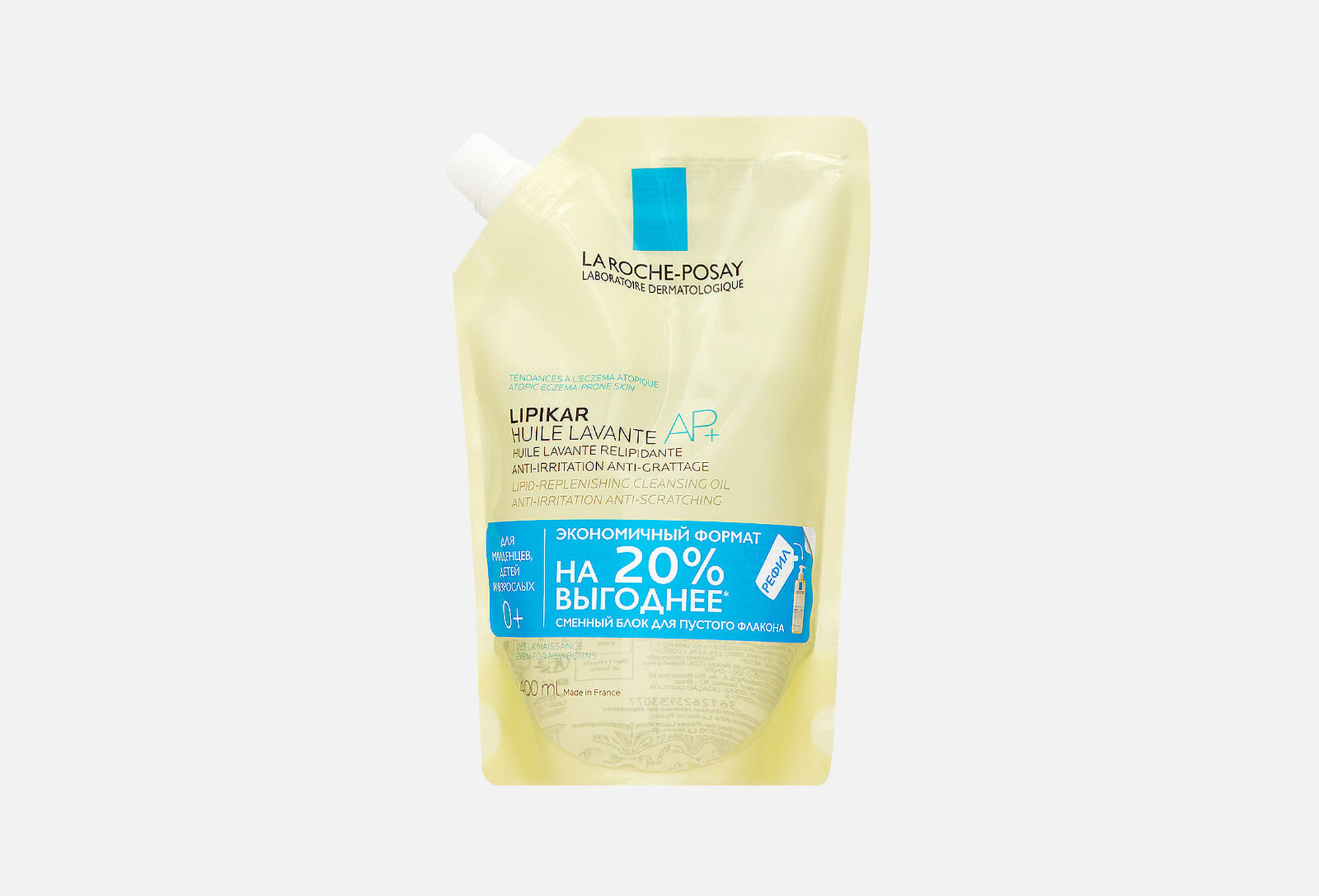Масло очищающее LA ROCHE-POSAY Lipikar 400 мл