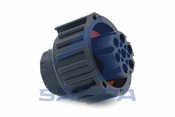 Разъем фонаря заднего байонет AMP (вилка,7 pin) прямой Renault 096.1061 (Sampa)