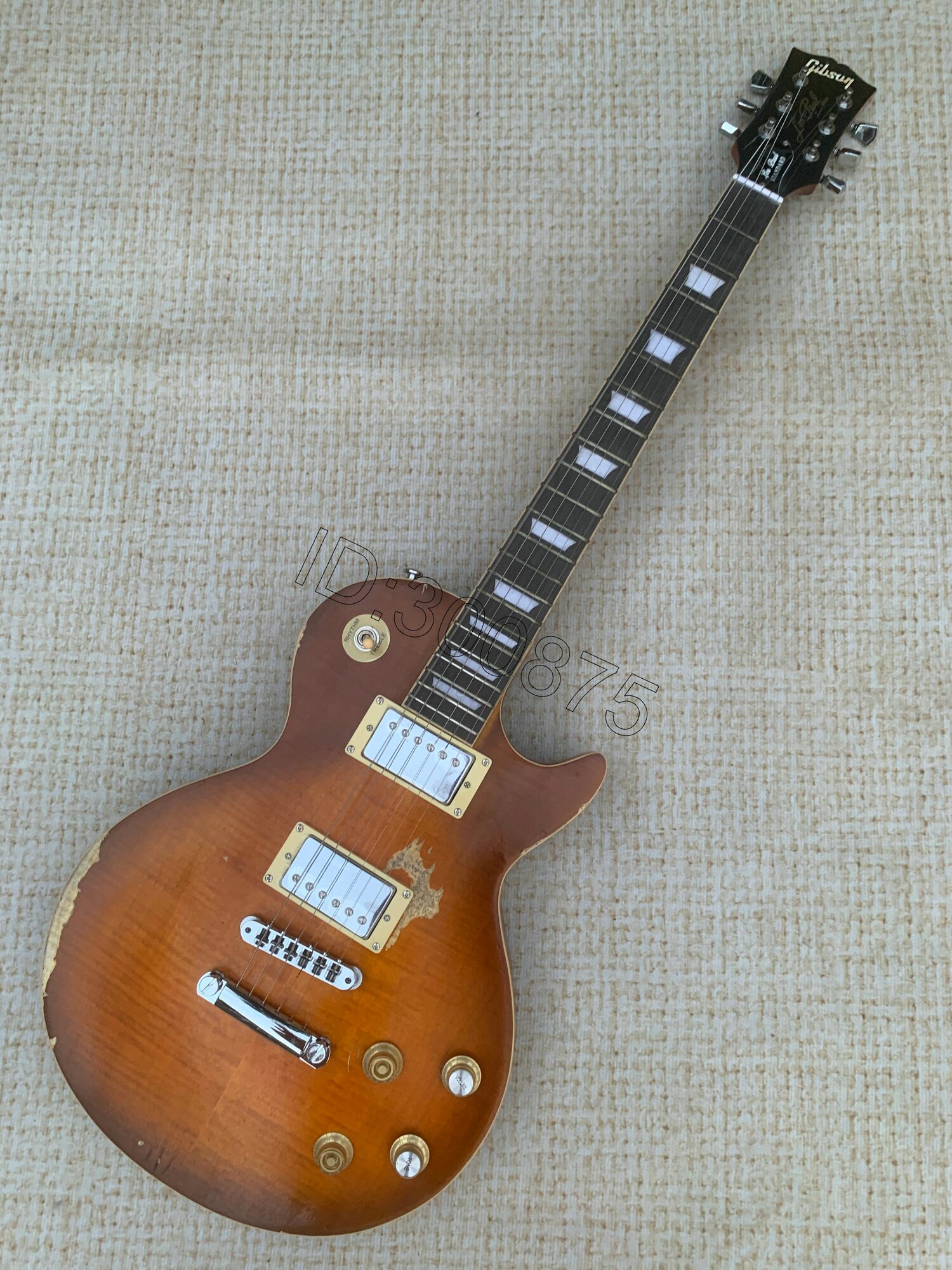 Возраст Gibso Les Paul 6струнная электрогитара корпус 39"Красное дерево