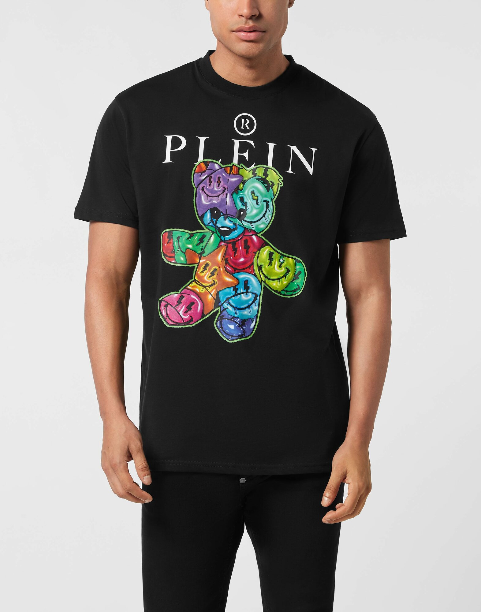 Футболка спортивная PHILIPP PLEIN, размер 46, черный — фото 1