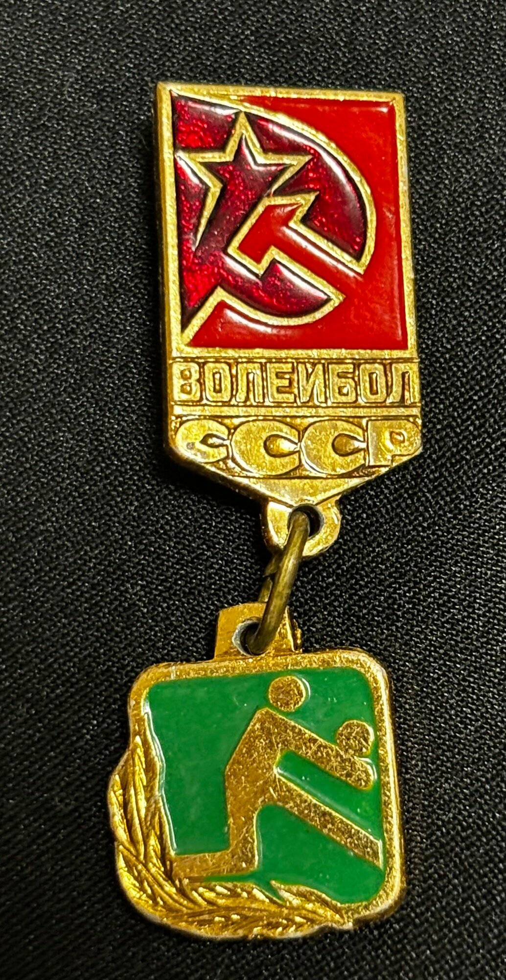 Значок СССР спорт Волейбол 24