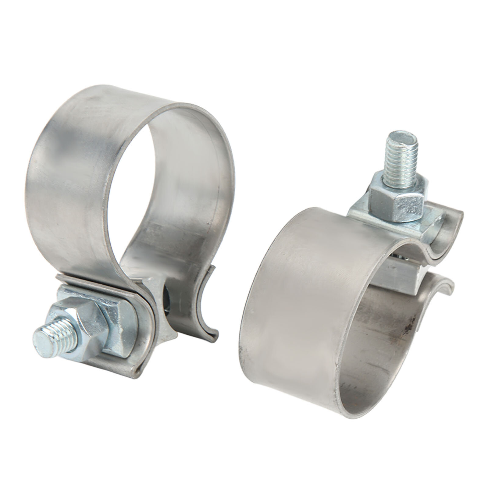 2 шт. хомут для стыкового соединения выхлопной трубы, нержавеющая сталь 304, муфта для глушителя, 2-дюймовая труба