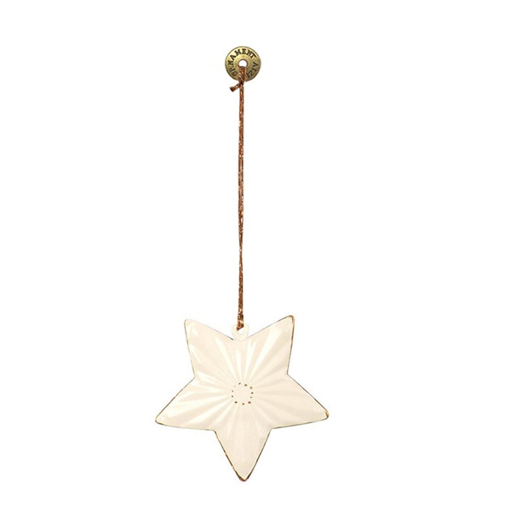 Датский Стиль Рождественская Елка Орнамент Ретро Железные Подвесные Украшения Для Праздничных Домов Украшение Вечеринки