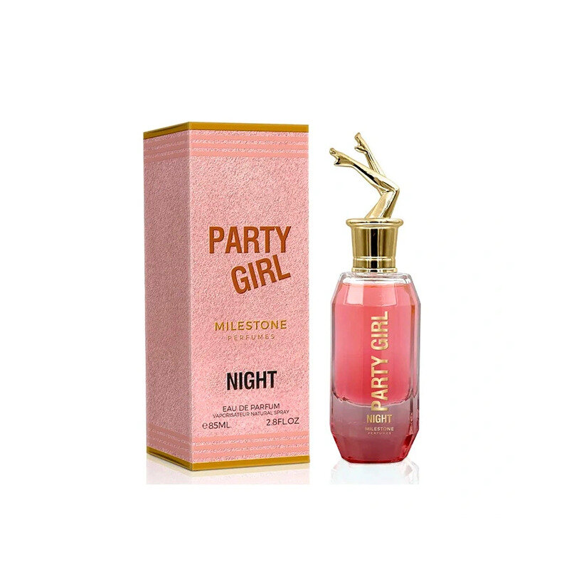 Парфюмерная вода для женщин Milestone Party Girl Night 85 мл / Духи Майлстоун Парти Герл Найт / Ночь тусовщицы