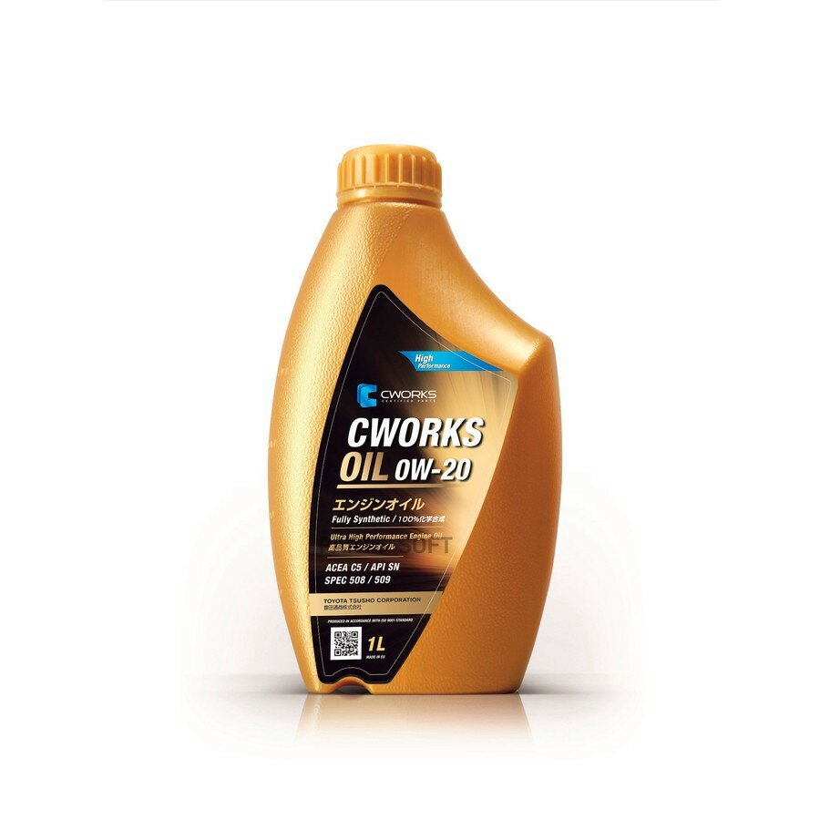 CWORKS A100R0001 Масло моторное 0W-20 SPEC 1L