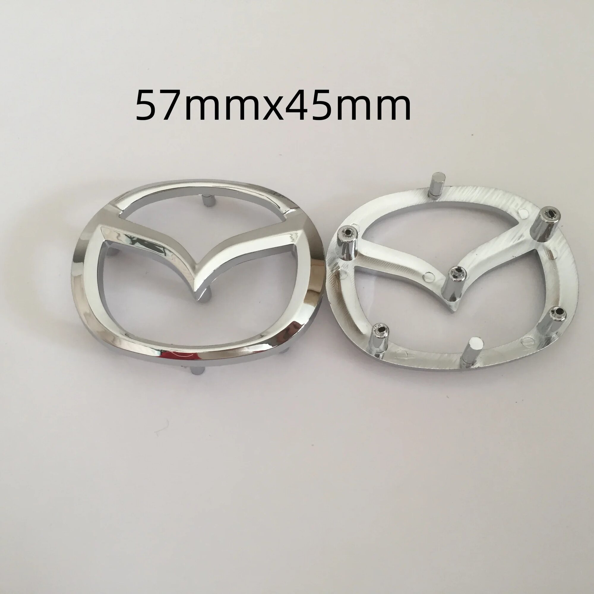 Эмблема Mazda 57x45 мм, значок для авто
