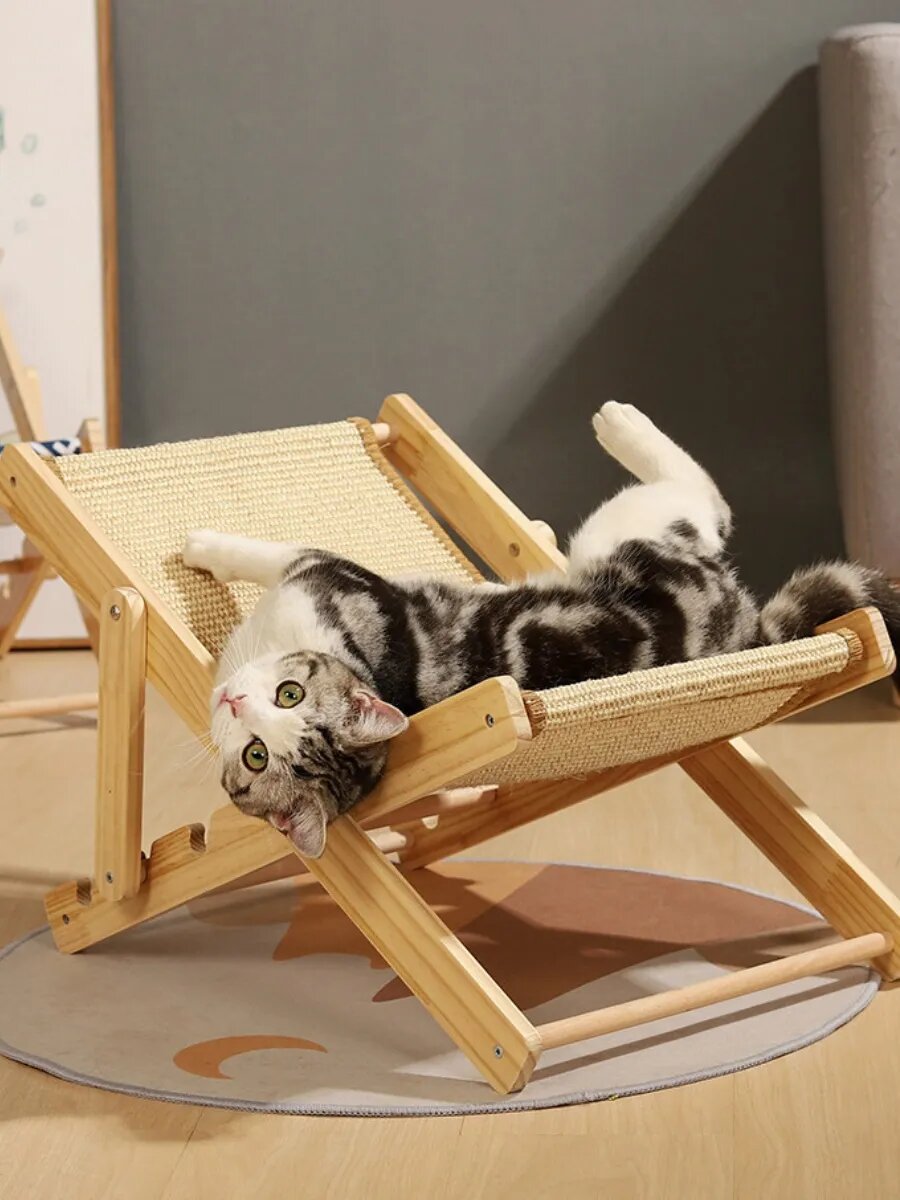 Когтеточка для кошек напольная лежанка