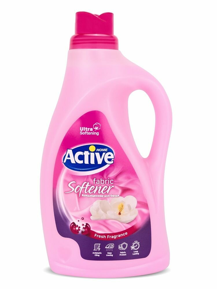 Кондиционер для белья Active Роза 2500 мл Pink