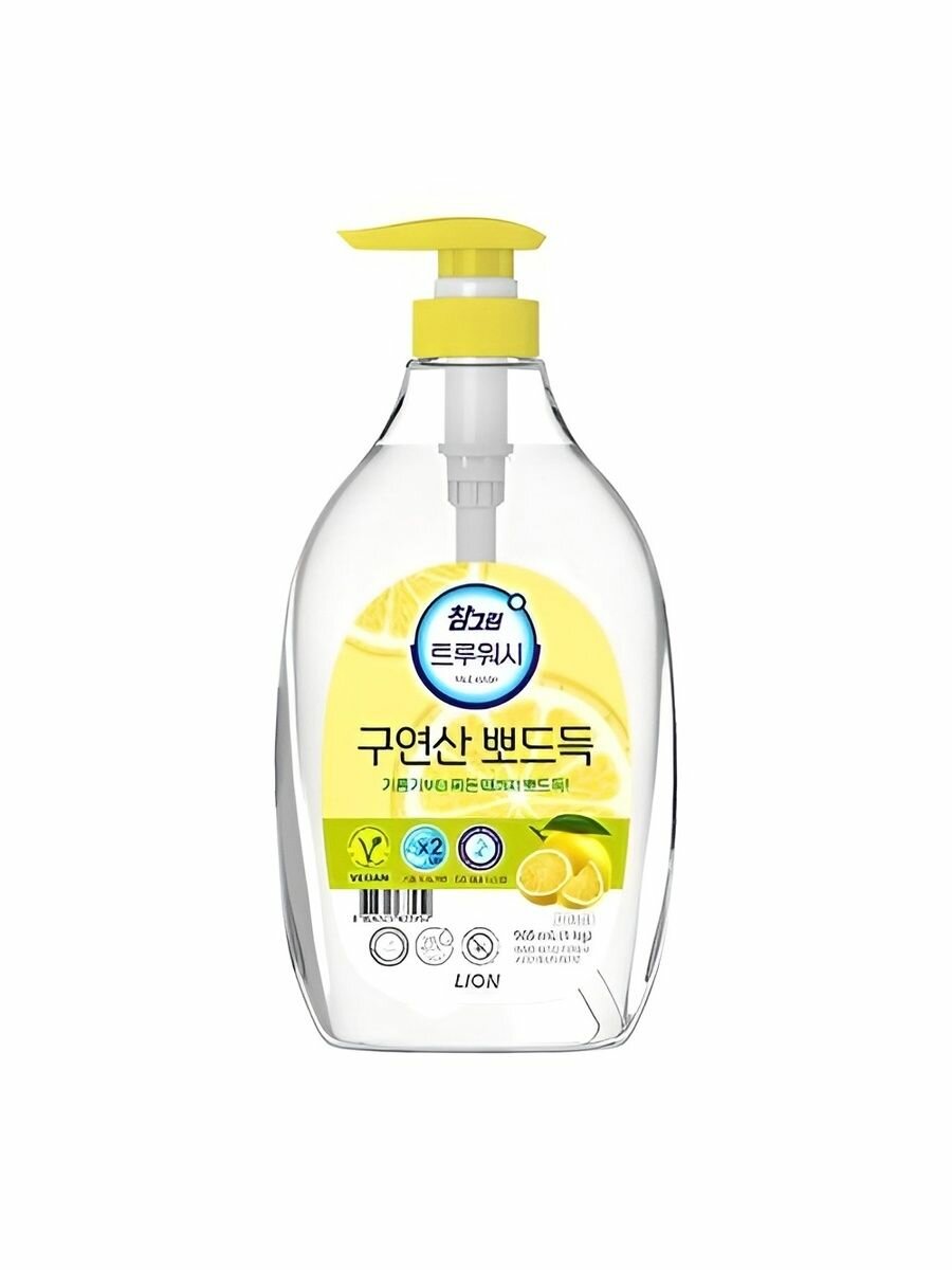 Lion (Korea) Гель "Charmgreen" для мытья посуды (с лимонной кислотой) 965 мл
