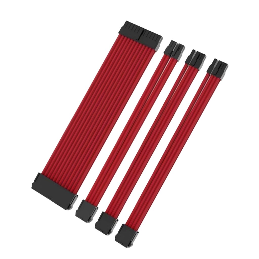 Кабель питания 18AWG Комплект удлинителей питания 1x24Pin /1x4 + 4 CPU/2x6 + 2P GPU