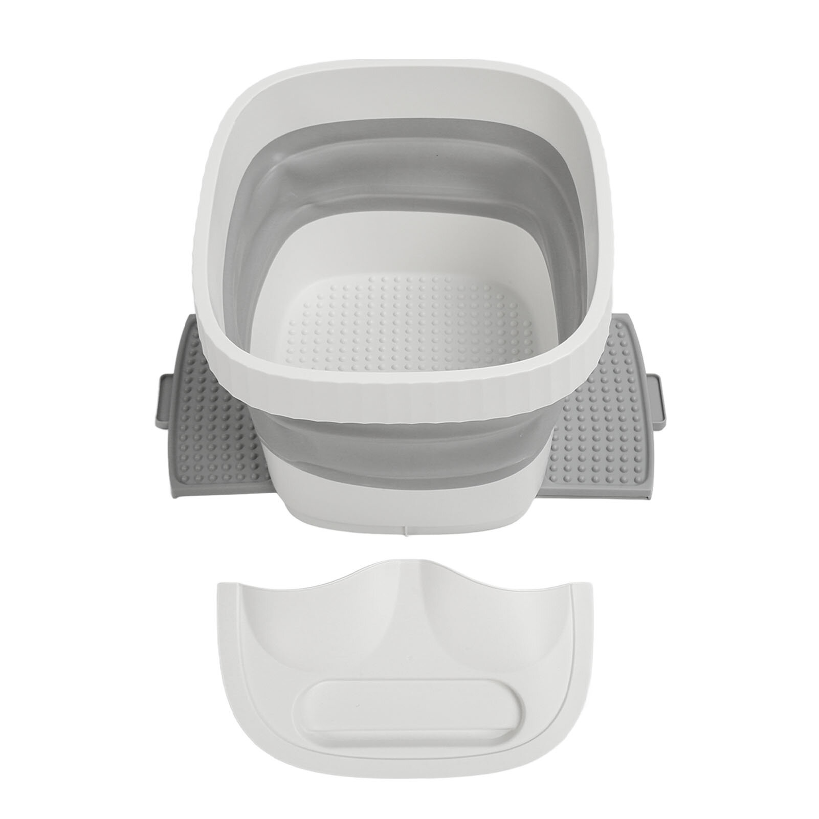 Домашняя складная ванночка для ног, портативная дорожная раскладная ванна для замачивания ног, белая