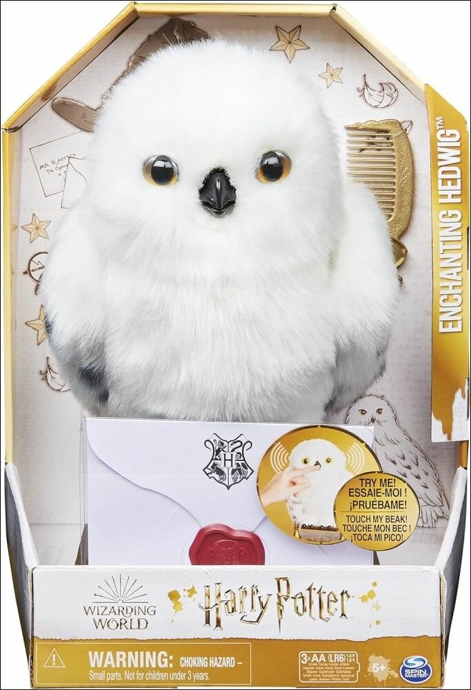 Интерактивная игрушка Сова Букля Гарри Поттер Wizarding World Harry Potter 6061829