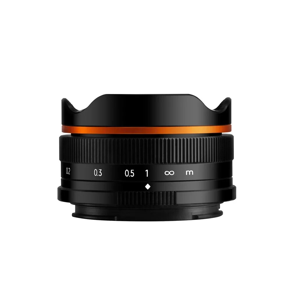 Объектив Brightin Star 10 мм F5.6 «рыбий глаз» APS-C Sony E-mount (APS-C), черный
